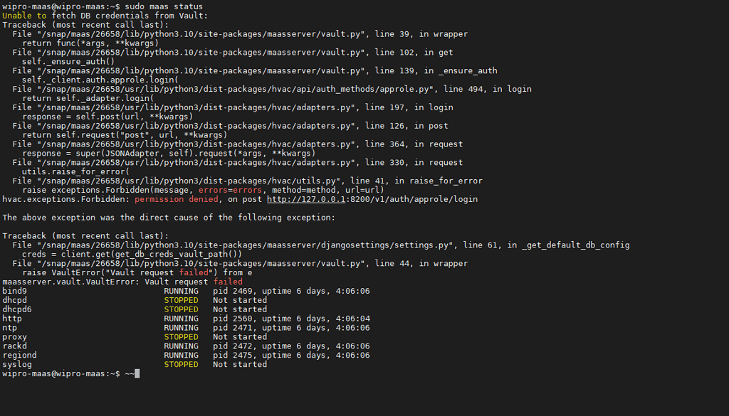 Unable to access MAAS - Users - Canonical MAAS | Discourse Unable to access MAAS - Users - Canonical MAAS | Discourse